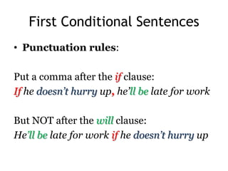 First conditional and future time clauses | PPSX