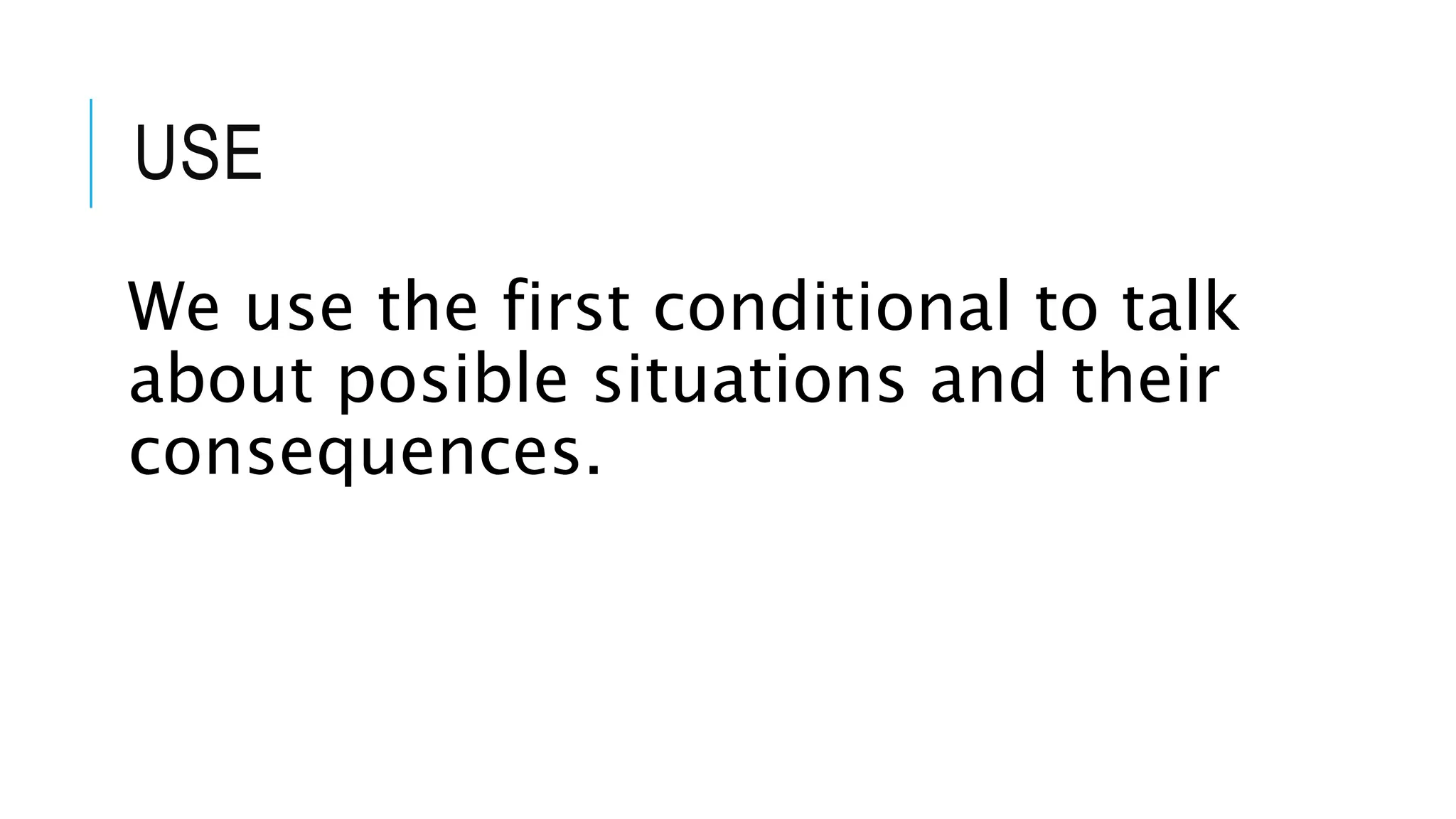 First conditional description | PPT