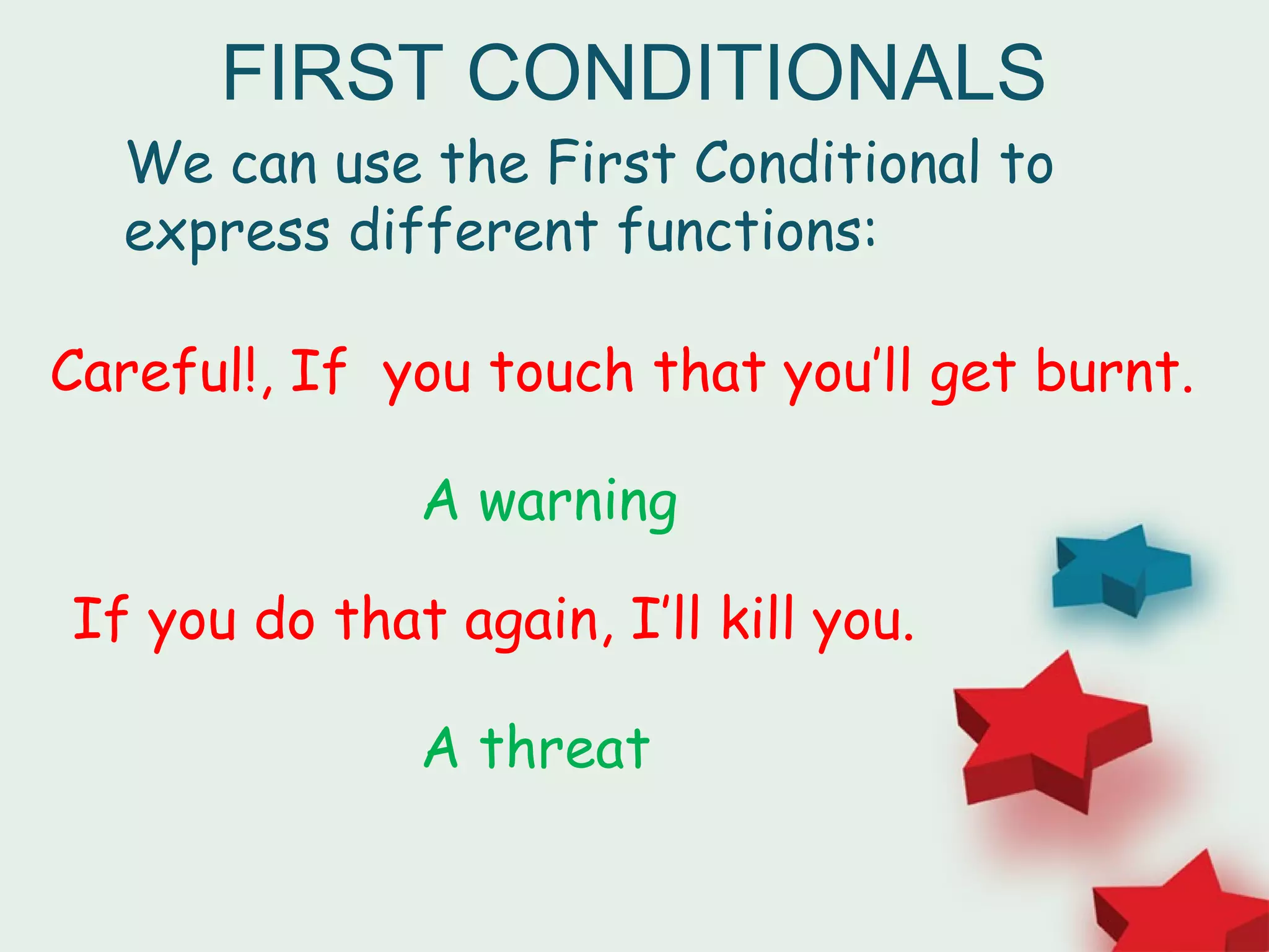 First conditionals 1 | PPT