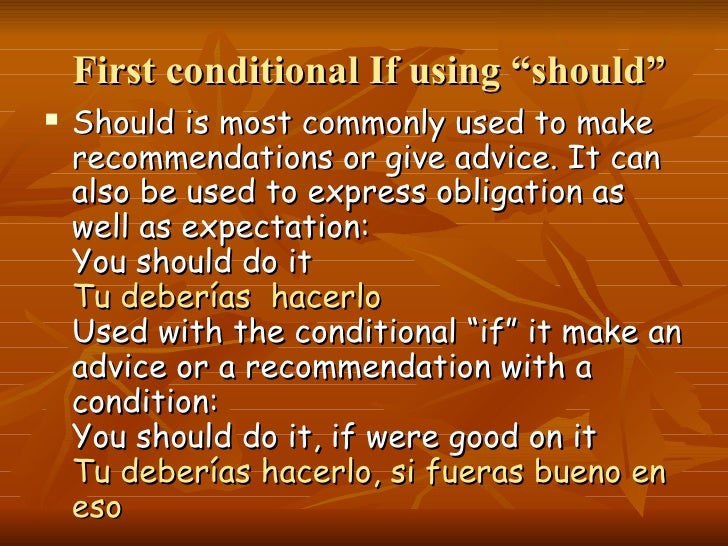 First Conditional With Modals Verbs By Riveros Arredondo 3 Ap