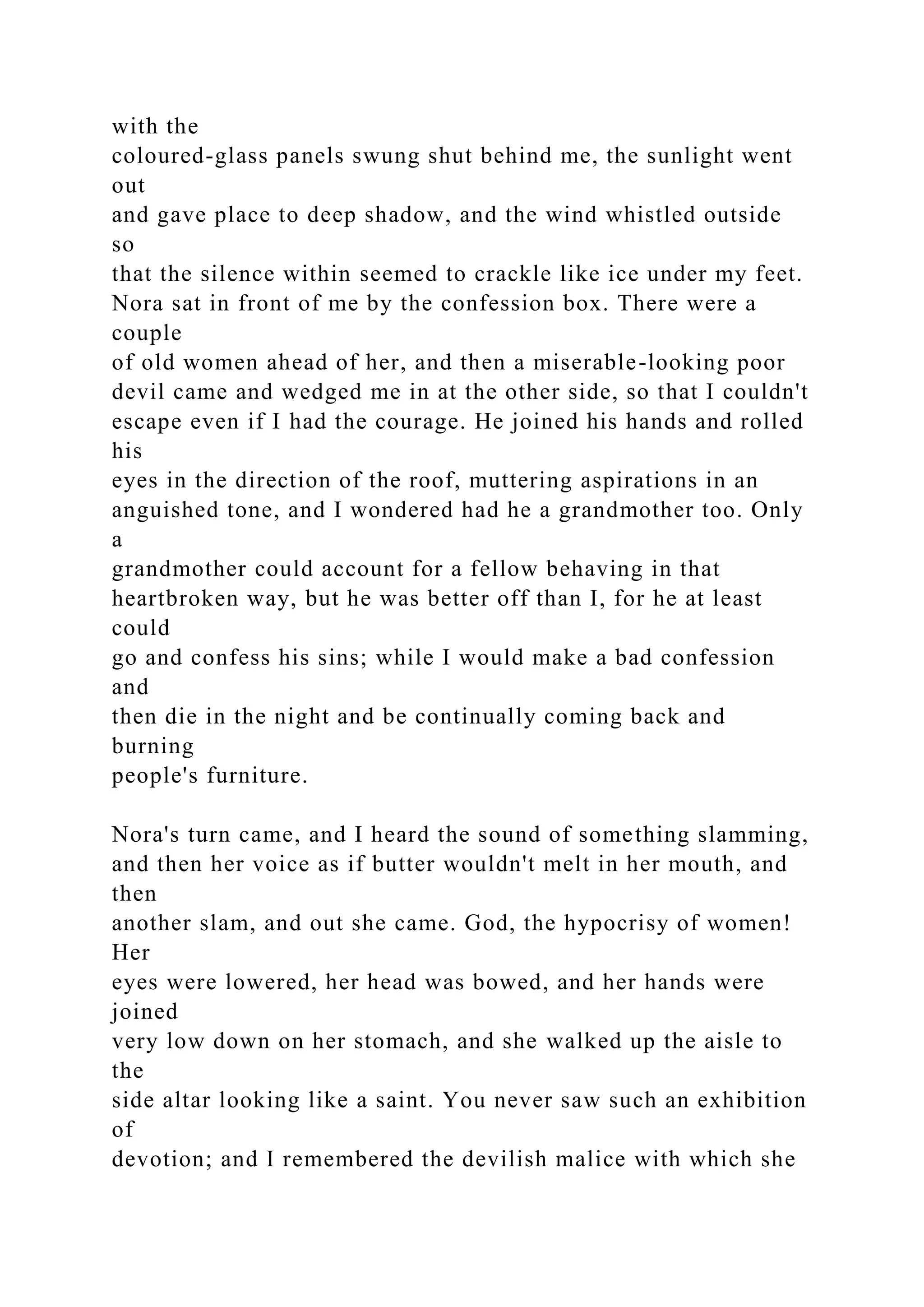 First Confession by Frank OConnor All the trouble .docx