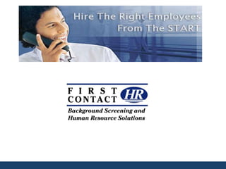 First Contact HR Overview | PPTX