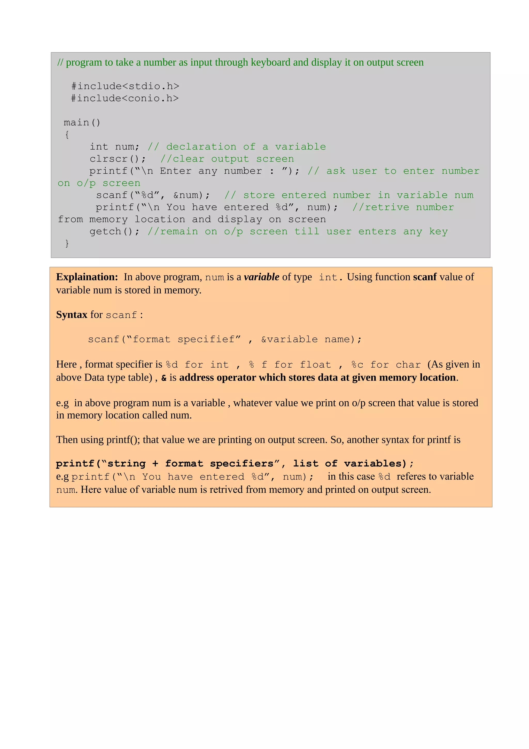 First c program | PDF | Programming Languages | Computing