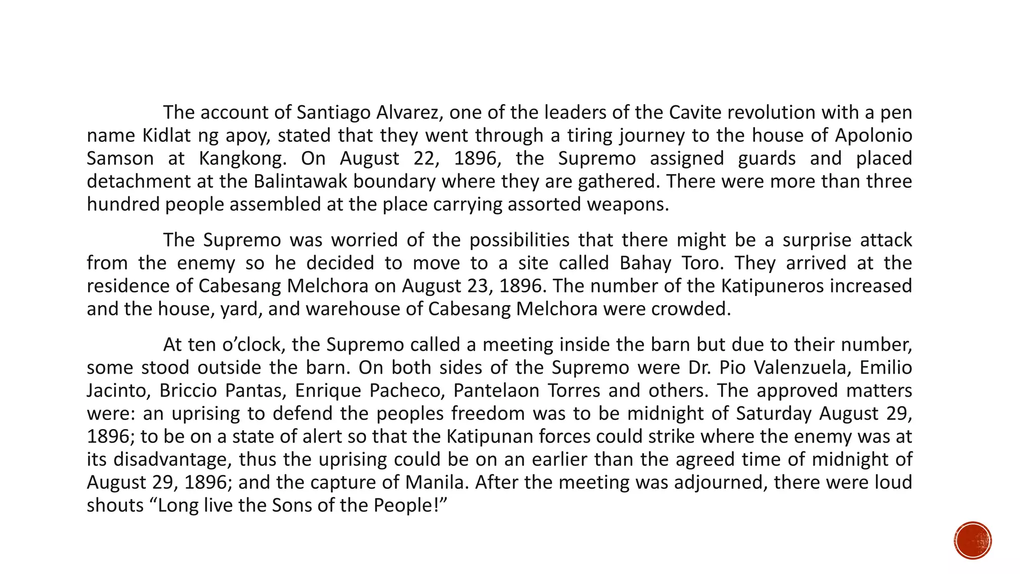 First cry of the revolution.pptx