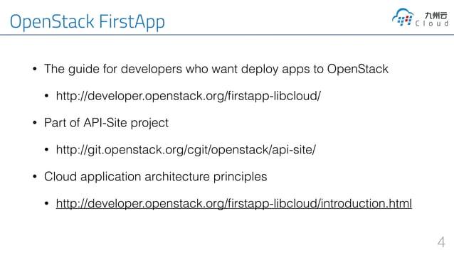 Your first c# app on OpenStack | PPT
