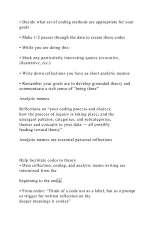 First Cycle CodingContent drawn from Johnny Saldana’s The .docx