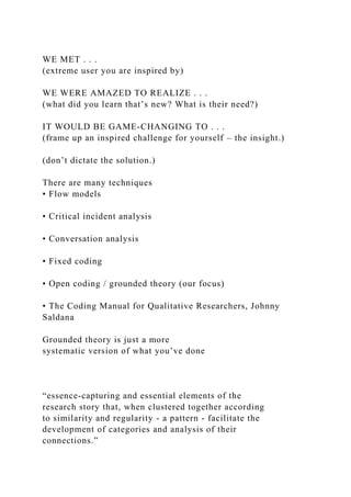 First Cycle CodingContent drawn from Johnny Saldana’s The .docx