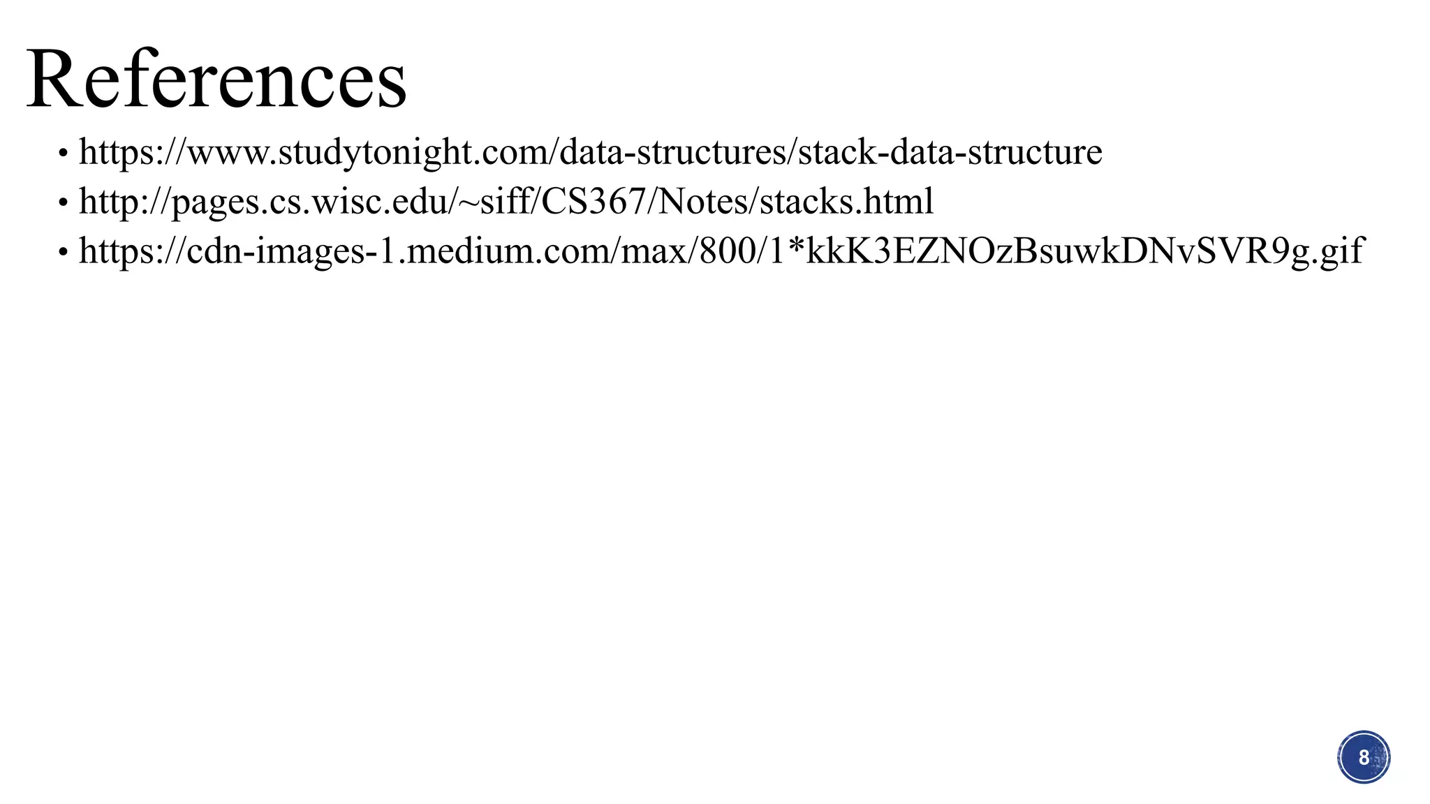 Stack Data Structure Pptx Programming Languages Computing