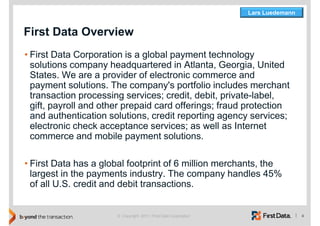 First Data HR Transformation story | PDF