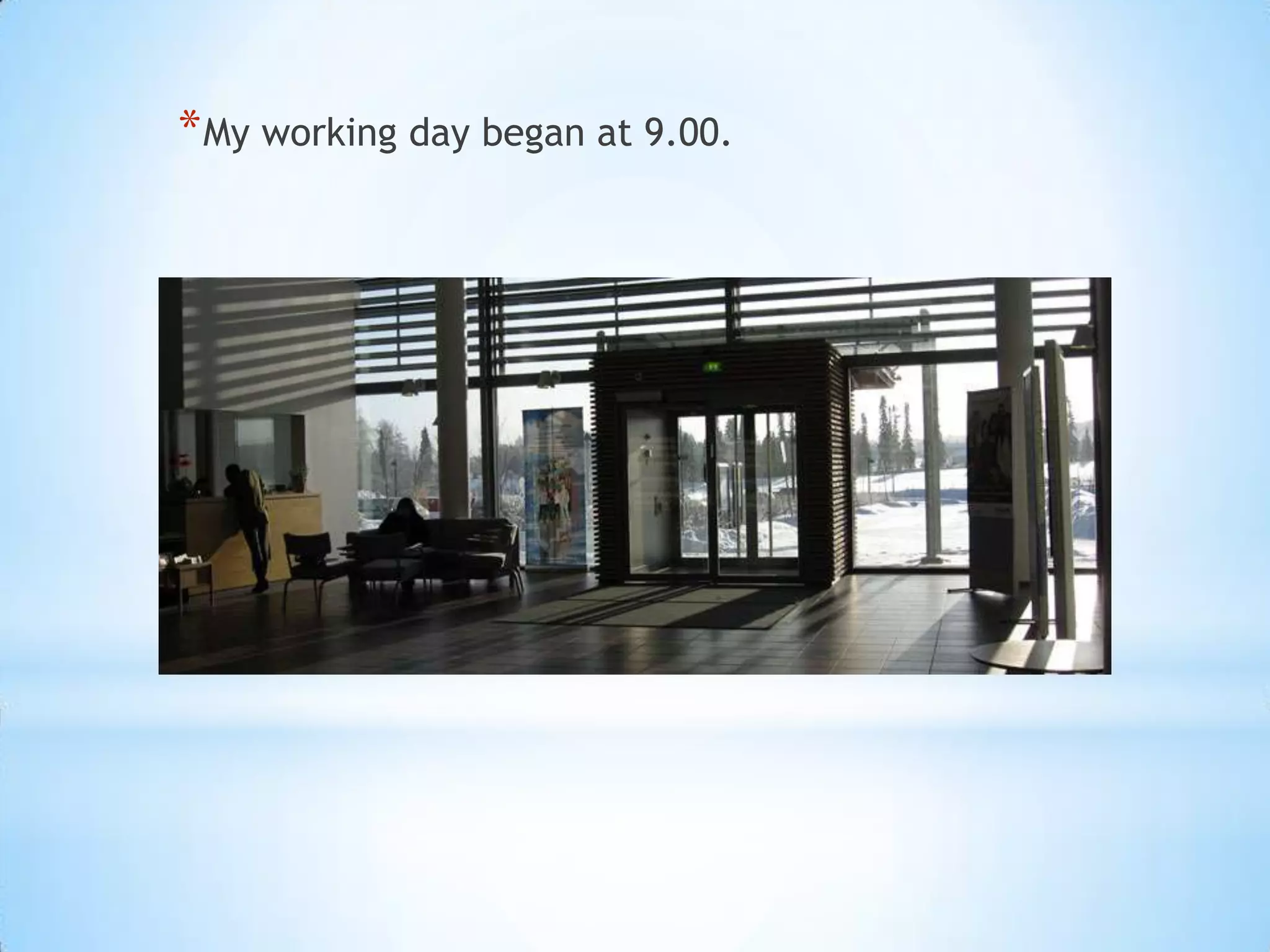 First day at the new job | PPTX