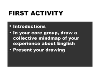 English C - first day | PPT