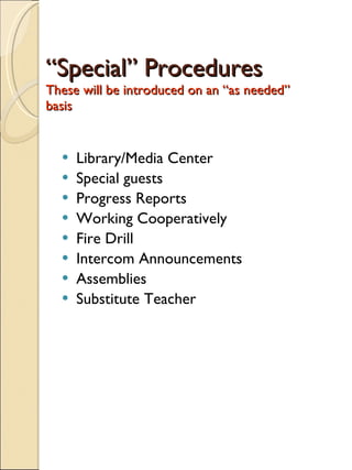 First Day of Class Introduction | PPT