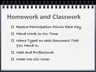 First day of class | PPT