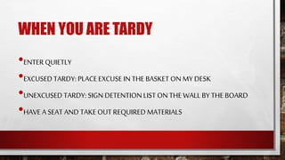 First Day of Class | PPT