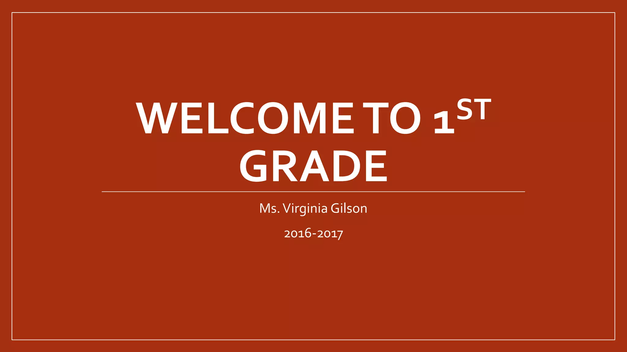 First day of class power point | PPTX