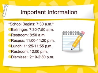 First day of school 2 | PPT