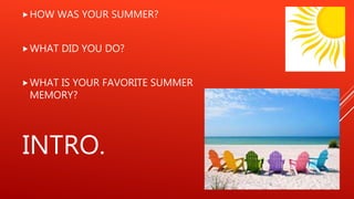 First day of school | PPT