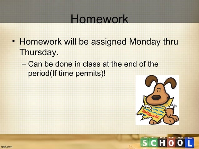 First day of school powerpoint | PPT | Homework and Study | Education