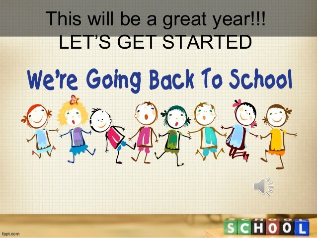 First day of school powerpoint