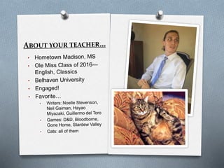 11th Grade English - First Day of School Powerpoint | PPTX