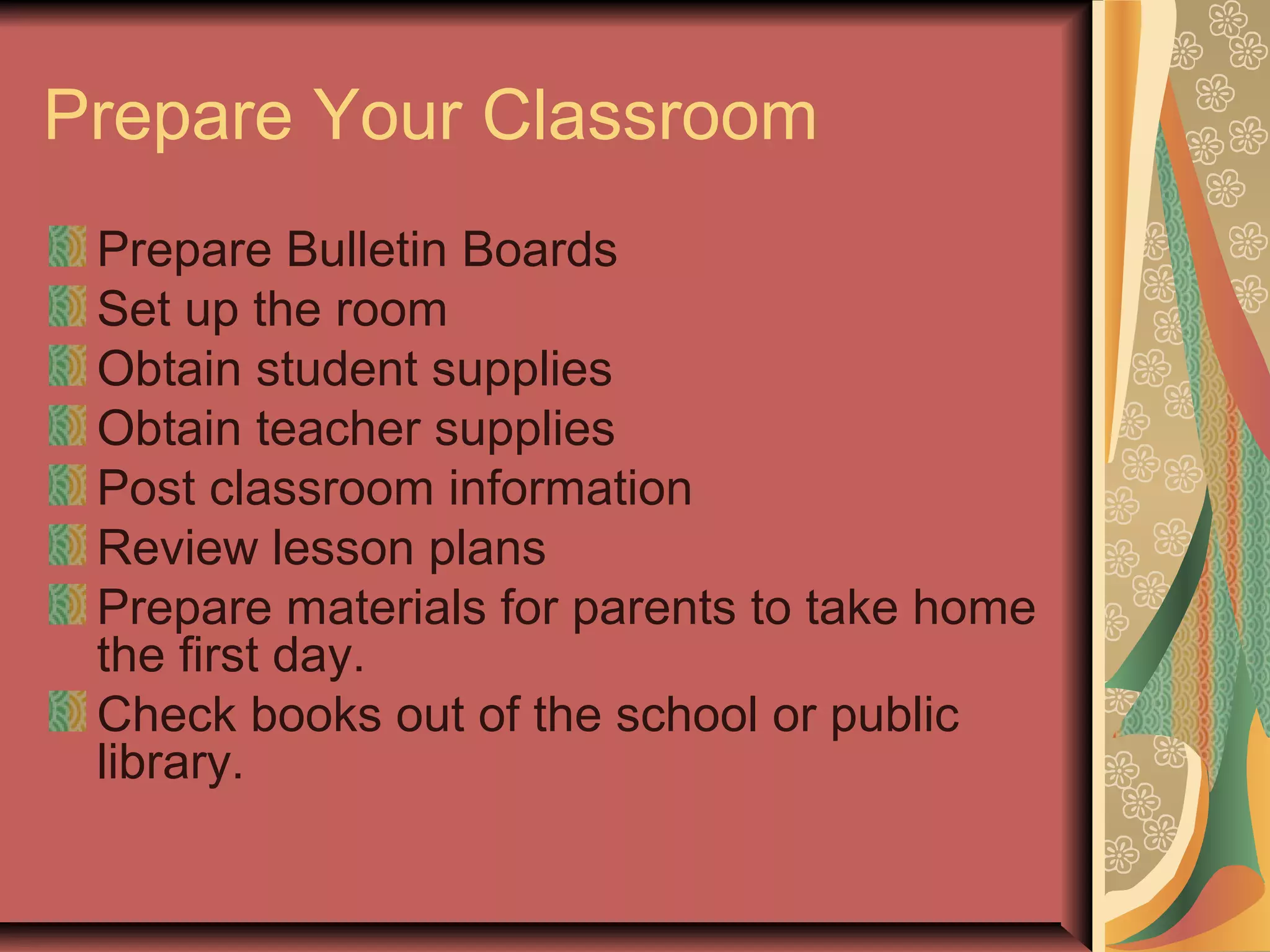 First day of School Powerpoint | PPT