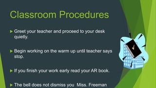 First day of school ppt | PPTX