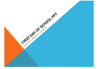 First Day Of School PPT | PPT
