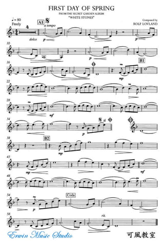 First day of spring violin | PDF | Musical Instruments | Hobbies ...