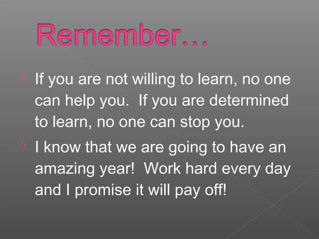 First Day of School PowerPoint | PPT