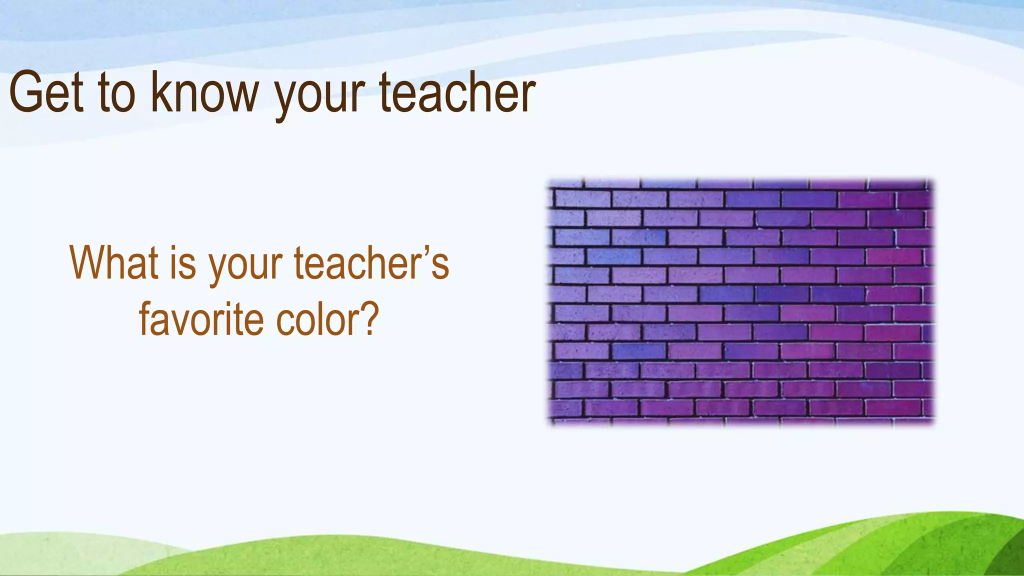 First Day PPT_5th grade | PPTX