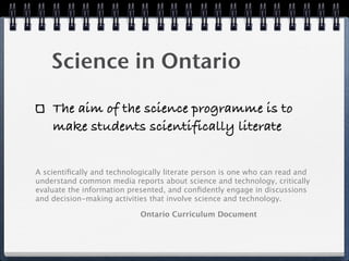 First Day Science Presentation | PPT