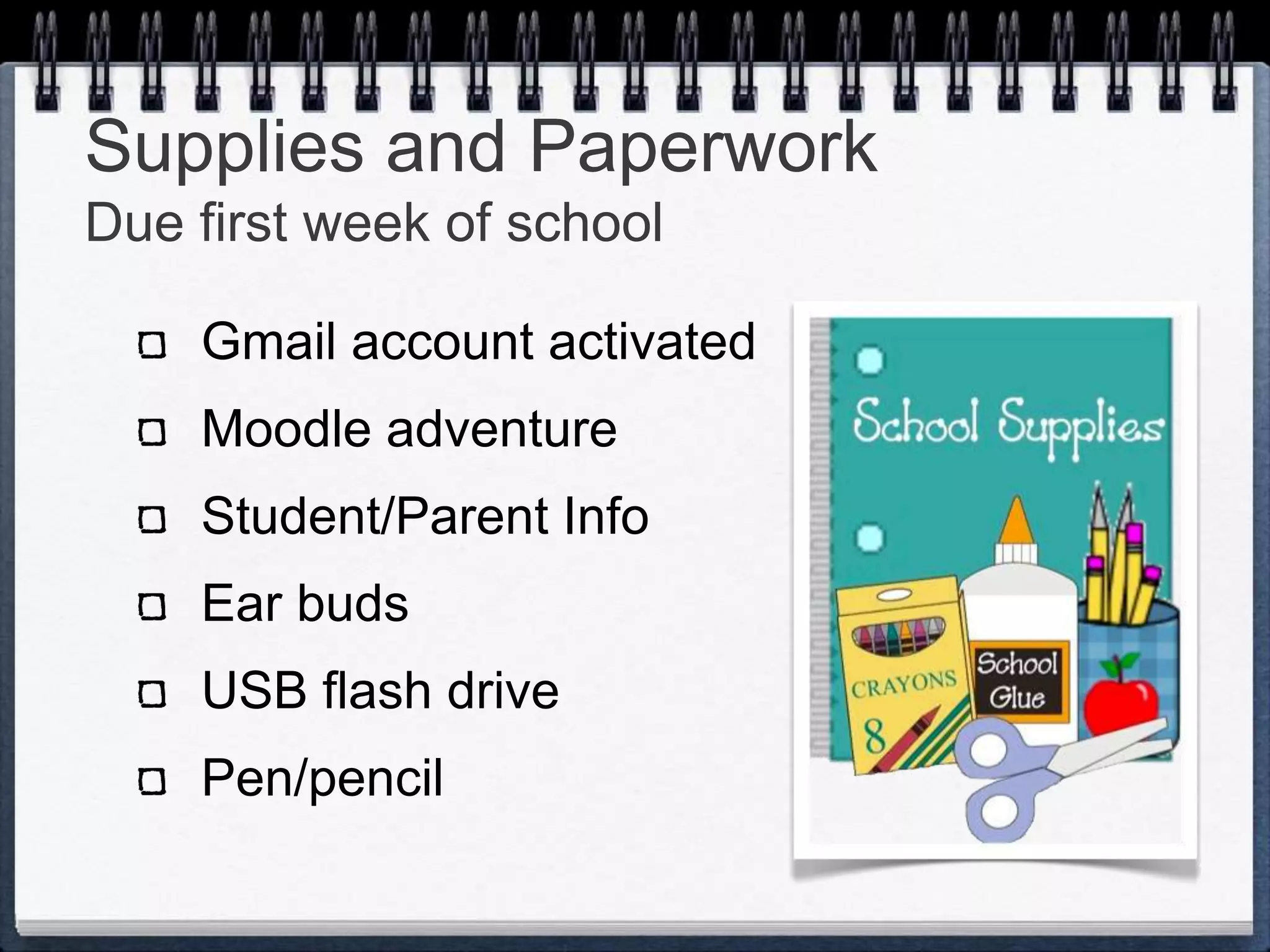 First Day PowerPoint | PPT