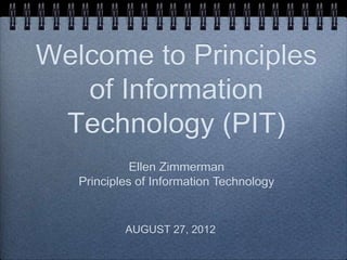 First Day PowerPoint | PPT