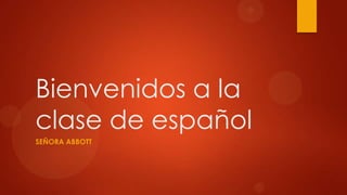 First day spanish i | PPTX