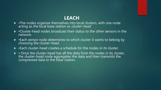 LEACH Cluster-based Routing Protocol for Wireless Sensor Networks | PPTX | Internet of Things ...