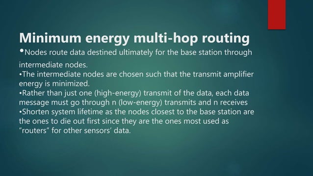 LEACH Cluster-based Routing Protocol for Wireless Sensor Networks | PPT