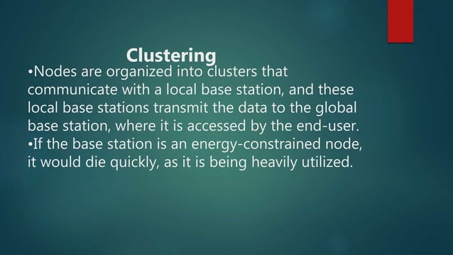 LEACH Cluster-based Routing Protocol for Wireless Sensor Networks | PPT