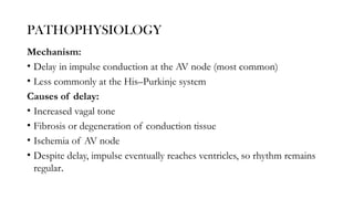 FIRST DEGREE AV BLOCK - first degree av bloch | PPTX