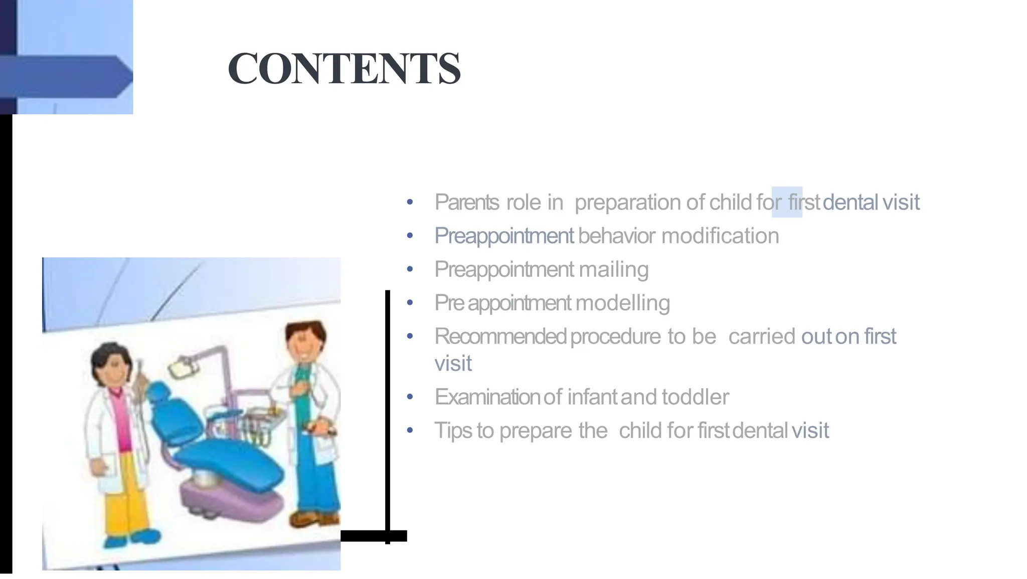 First dental visit in pedodontic clinic.pptx