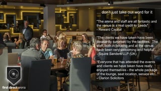 First direct arena premier club | PDF
