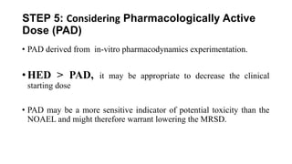 First dose size in humans and non linear pharmacokinetics.pptx