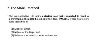First dose size in humans and non linear pharmacokinetics.pptx
