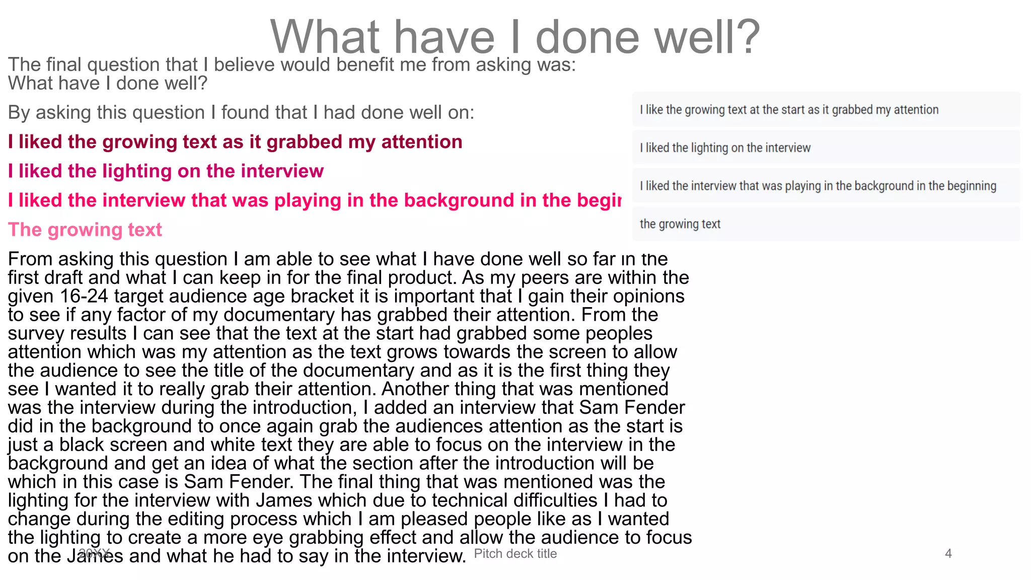 First Draft Feedback.pptx