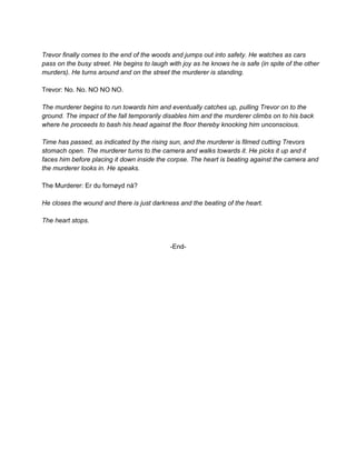 First draft of script | PDF