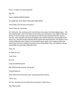 First draft of script | PDF