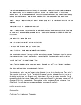 First draft of script | PDF