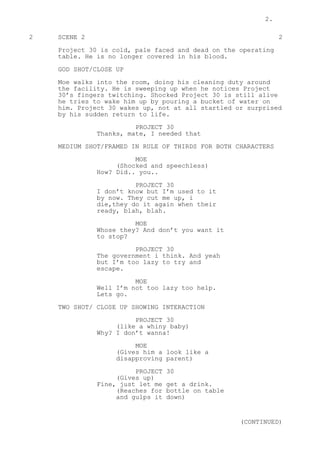 First draft script | PDF