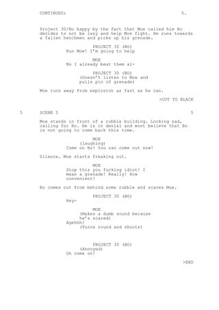 First draft script | PDF