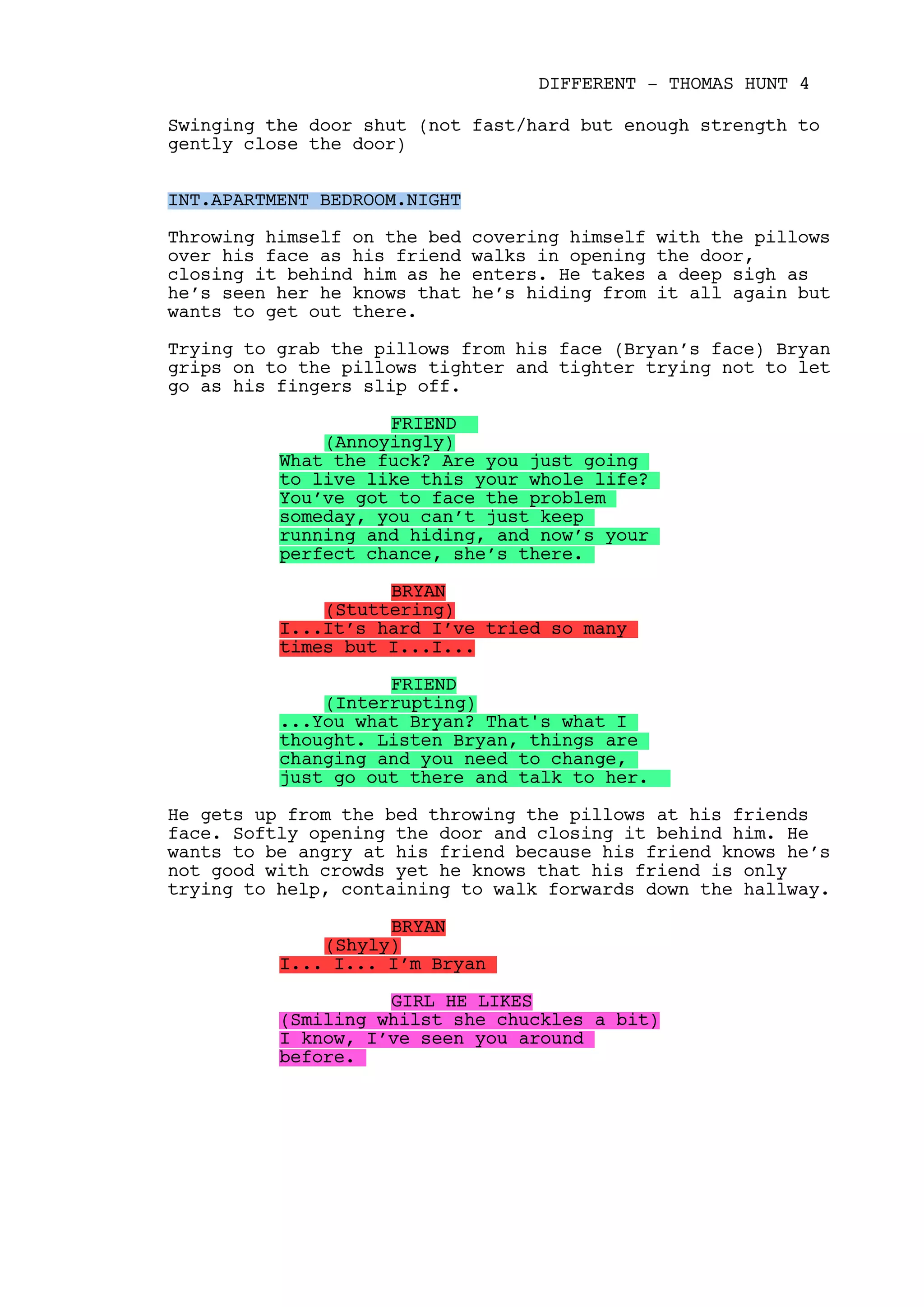 Different - First Draft | PDF