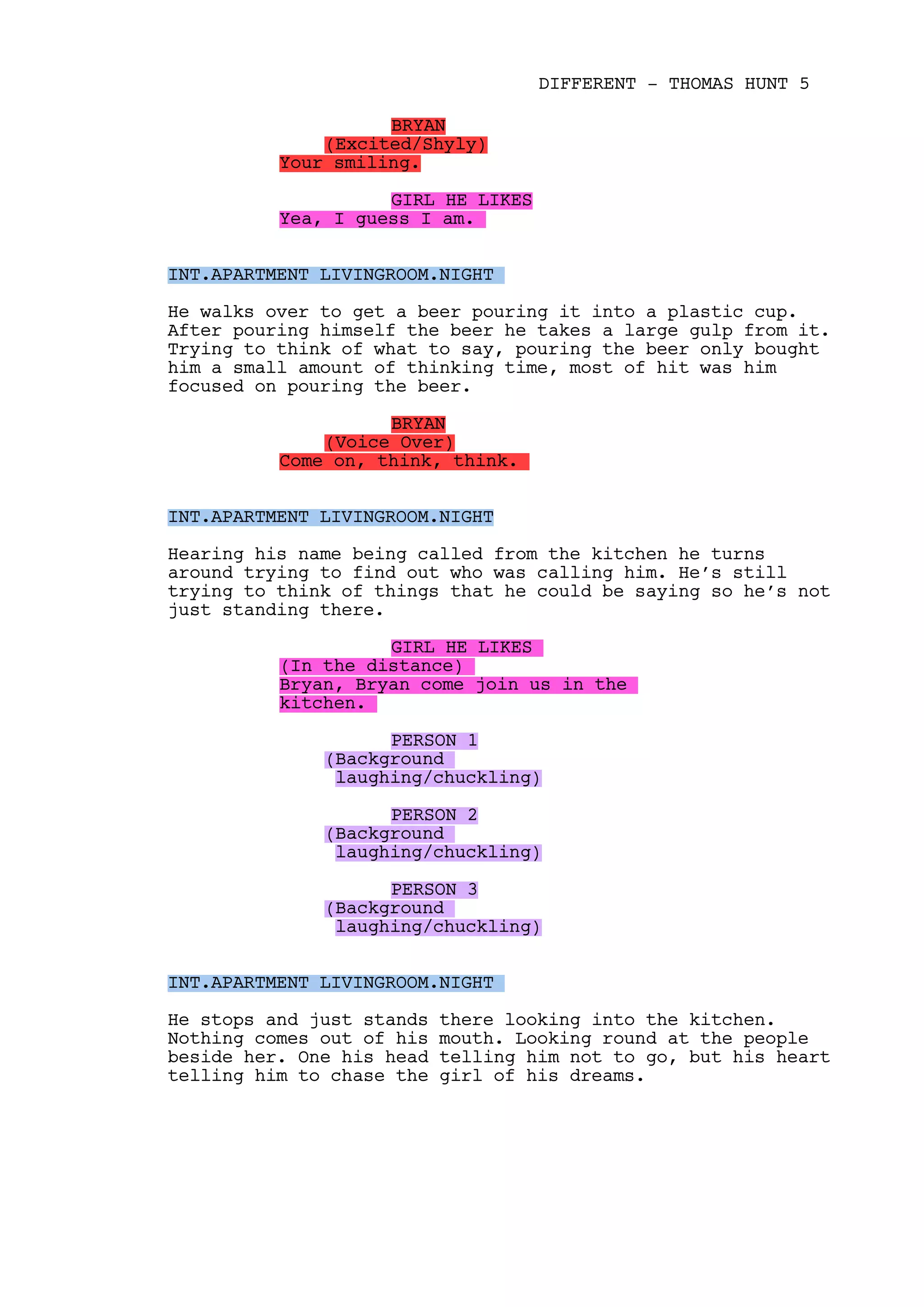 Different - First Draft | PDF